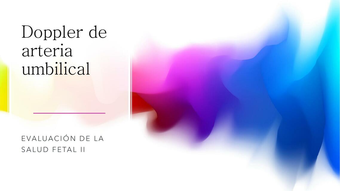 Doppler de Arteria Umbilical | Romii Soto | uDocz