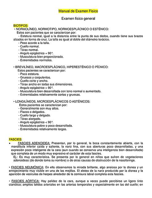 Formulario De Examen Fisico Ejemplo Formulario De Examen Fisico Ejemplo