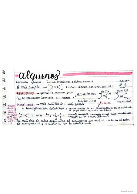 Alquenos | Online Aria | uDocz