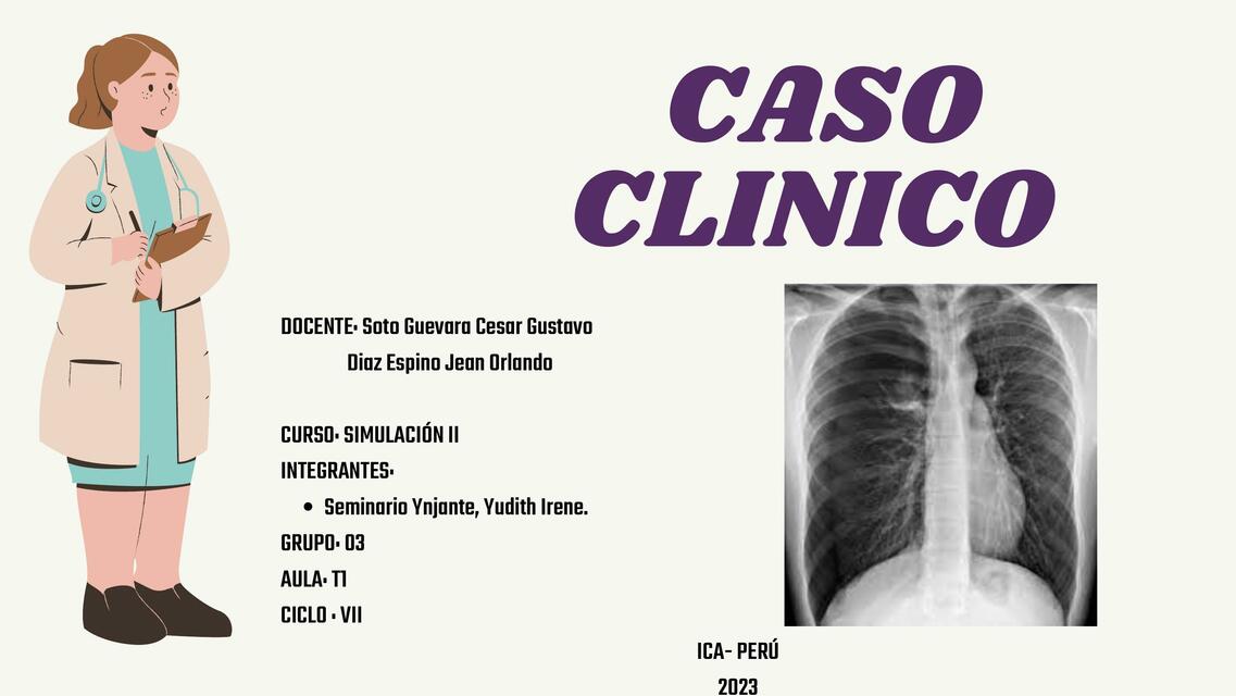 Caso Clínico | yudith irene seminario injante | uDocz