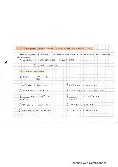 Integral Indefinida | Milagros | uDocz