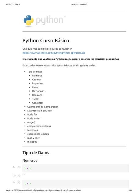 Python Basico | Claudia Sifuentes | uDocz