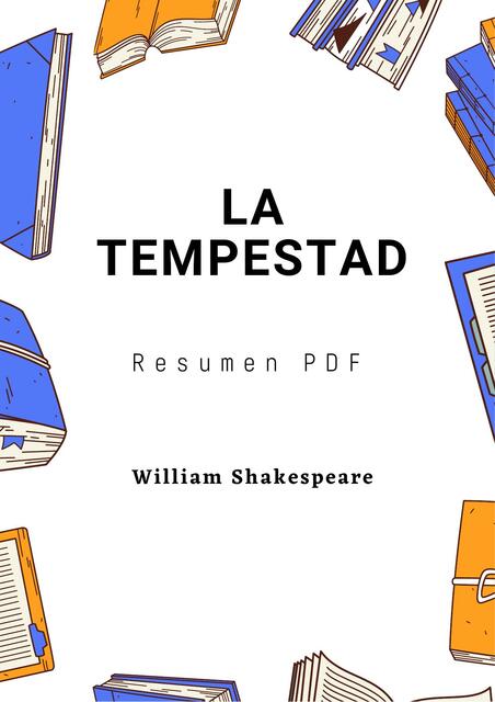 La Tempestad Resumen PDF - William Shakespeare | Alianza literaria | uDocz