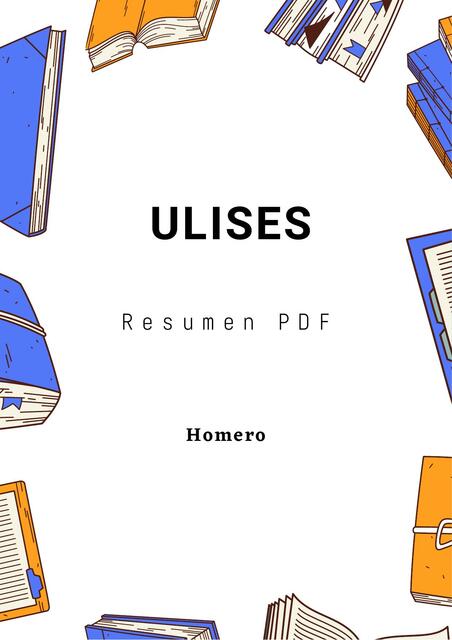 Ulises Resumen PDF - Homero | Alianza literaria | uDocz
