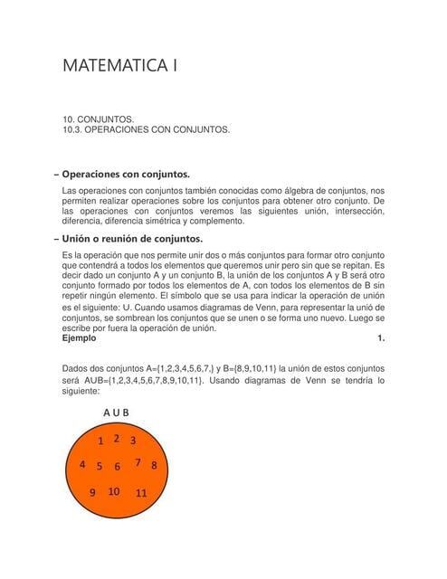 Flashcards de Operaciones en conjunto | Por Aprende Todo de Medicina ...