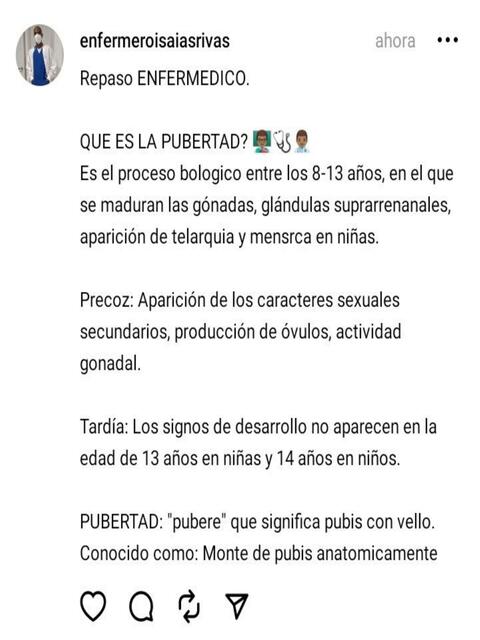 Pubertad | Enfermero Isaias Rivas | uDocz