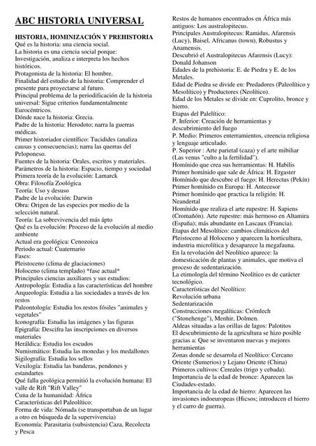 ABC Historia Universal | Yaquelyn Ramos limaquispe | uDocz