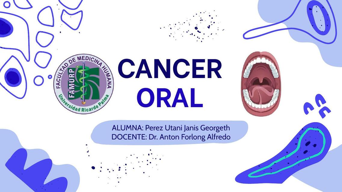 Cáncer oral | Janis Perez | uDocz