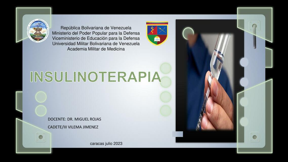 Insulinoterapia | jorge vielma | uDocz