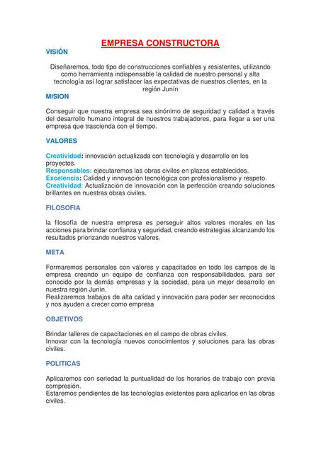 Empresa Constructora | reyes | uDocz