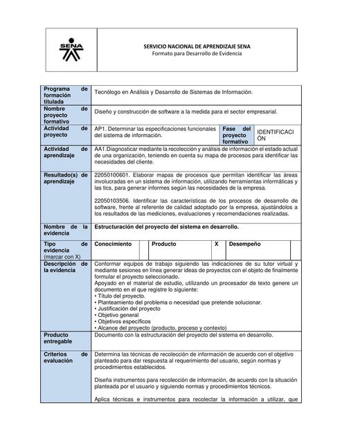 Diseño y Construcción de Software a la Medida para el Sector ...