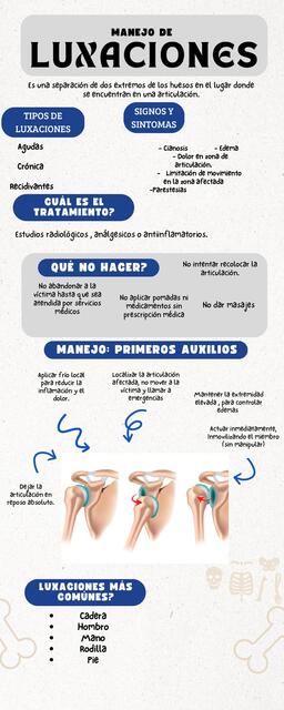 Luxaciones | Tatiana Carrillo Mosquera | uDocz