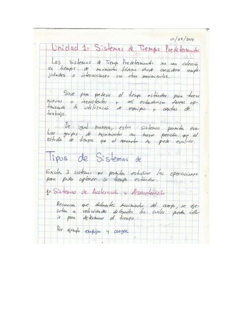 Sistemas De Tiempos Predeterminados Uuu Udocz