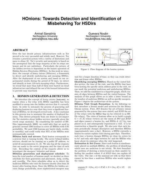 Flashcards de Honions: Towards Detection And Identification Of Misbehaving Tor Hsdirs | Por ...