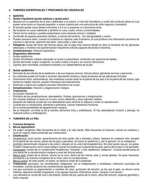 Tumores Superficiales y Profundos No Viscerale | RoseMedScience ( Rose ...