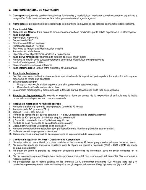 SGA Sindrome general de adaptación | RoseMedScience ( Rose Mary Favier ...