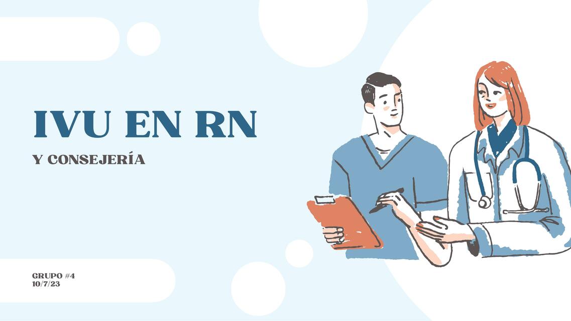 IVU en rn y consejeria | Jeaneth Pérez | uDocz