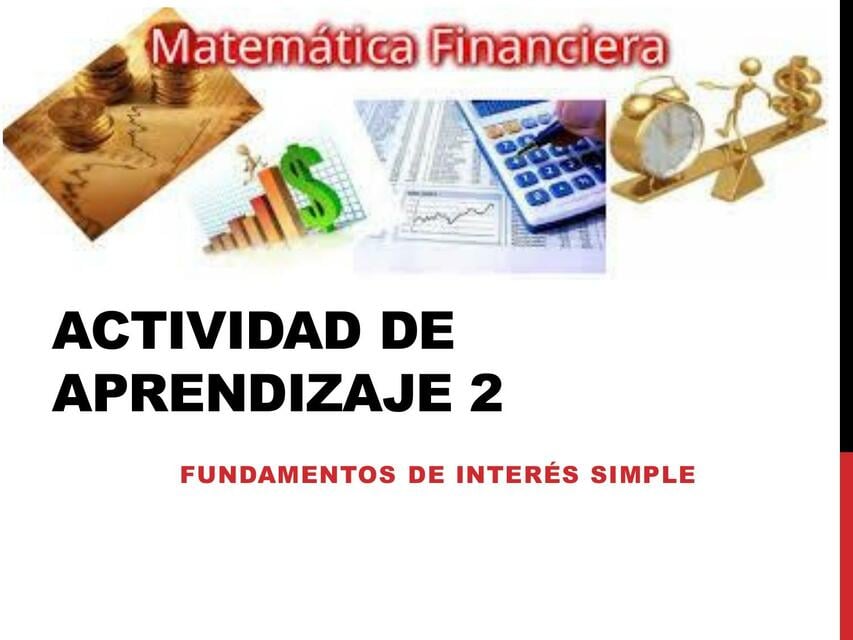 Matemática financiera | Armado | uDocz