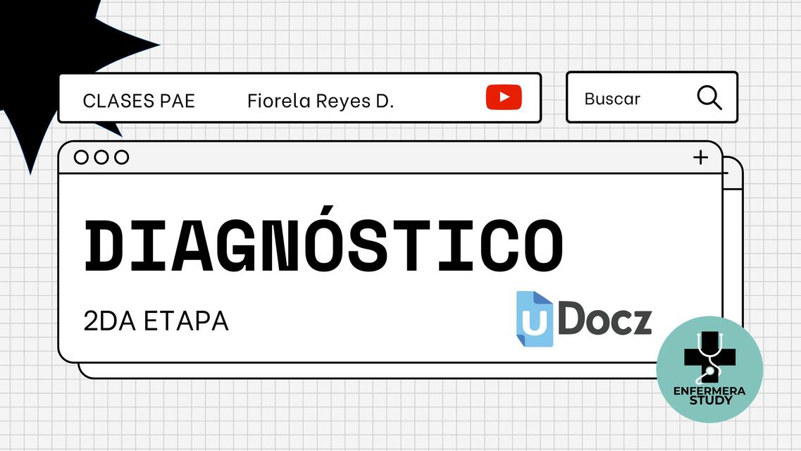 2da Etapa De Diagnóstico En Enfermería Fiorela Reyes Udocz