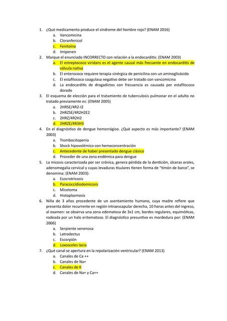 Simulacro Examen de Medicina | MiddleMedic | uDocz