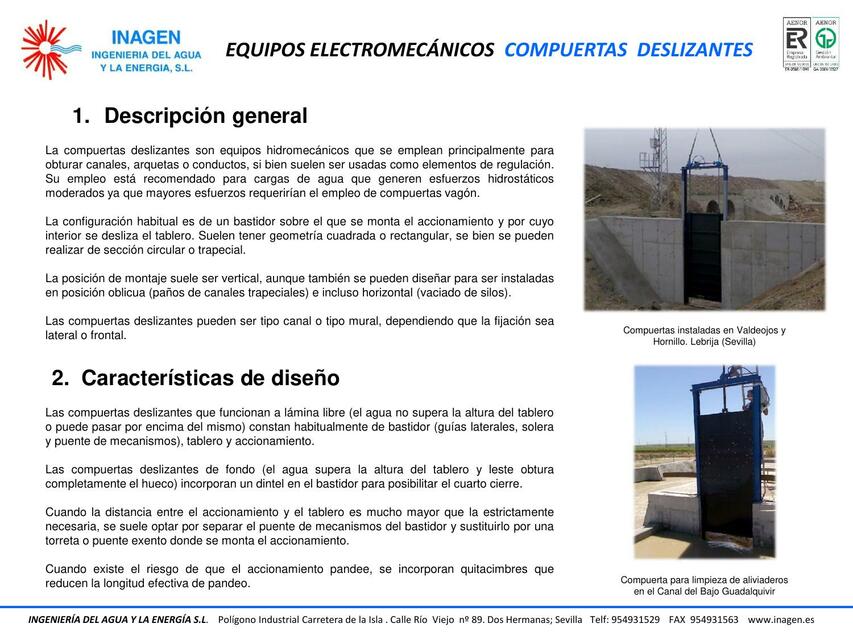 Compuertas Deslizantes | Victor Garcia | uDocz