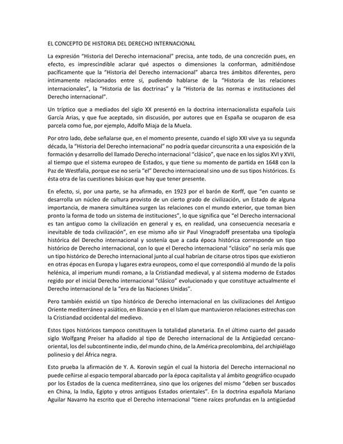 El concepto del derecho internacional | Ana Gisela Mercado | uDocz