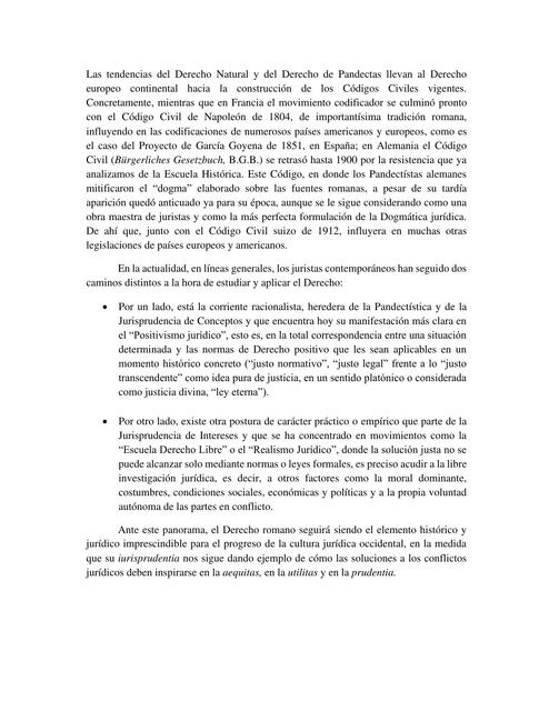 El Derecho Romano y los sistemas jurídicos | Ana Gisela Mercado | uDocz