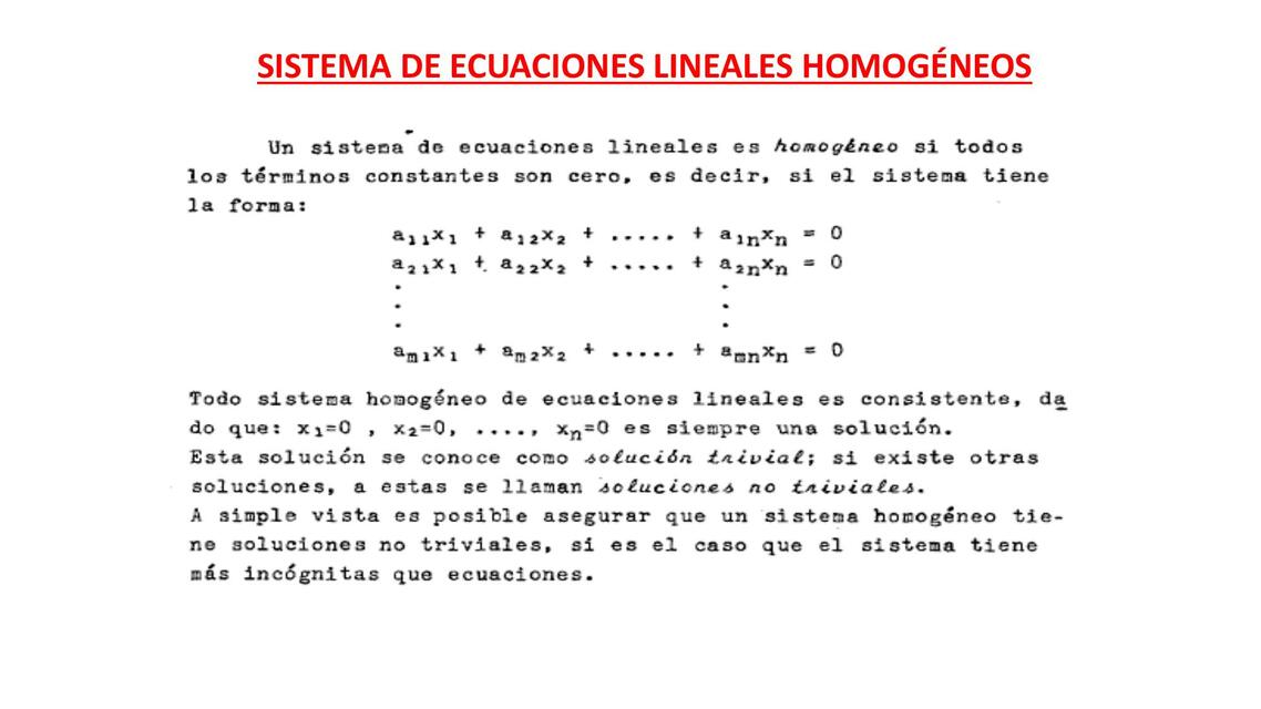 6 Sistema de Ecuaciones lineales homogéneas | Study Ingenieros | uDocz