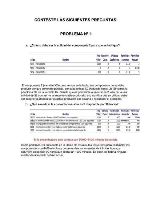 Problemas de investigación de operaciones | Study Ingenieros | uDocz