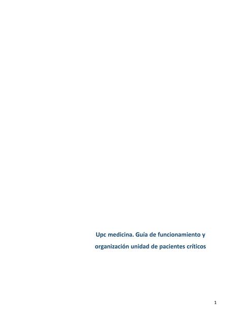 Upc medicina. Guía de funcionamiento y organizació | Medicina y Farmacia | uDocz