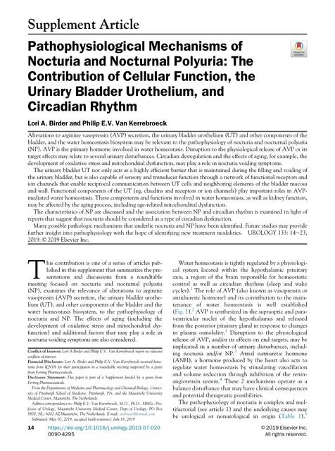 Pathophysiological Mechanisms of Nocturia and Noct | CARLOS ALONSO ...