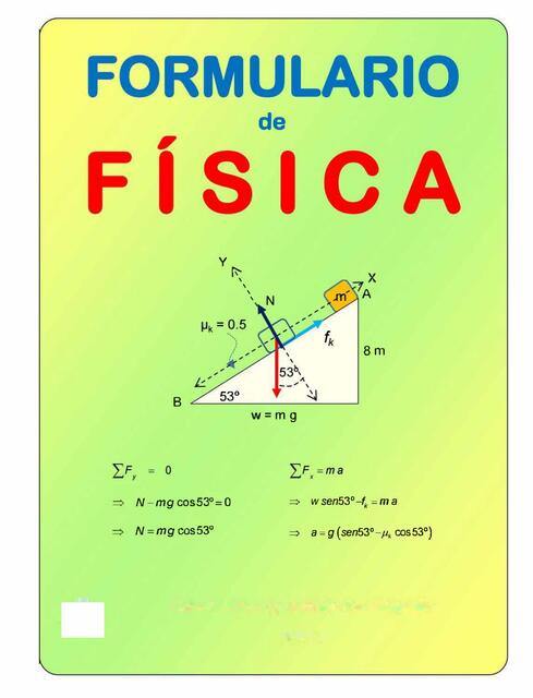 Formulario de Física | ERIK | uDocz