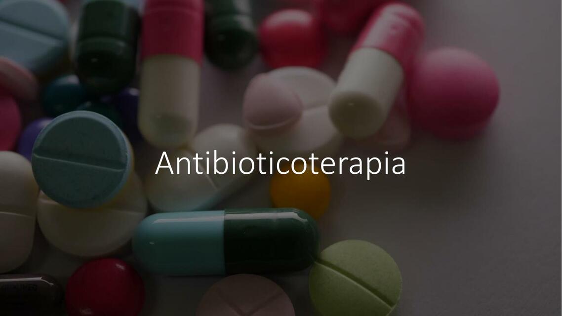 Antibióticoterapia | Brayan Herrera | uDocz