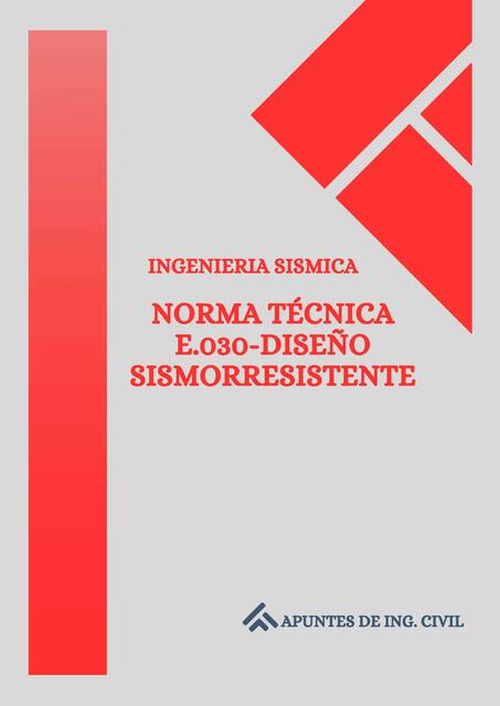 Norma técnica E.030 diseño sismorresistente | Apuntes de Ingenieria ...