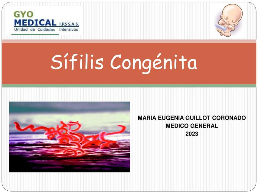Sífilis Congénita | NORA ARIAS | uDocz
