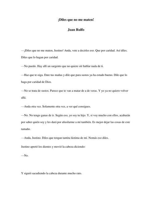 Diles que no me maten 2 | el literato 2000 | uDocz