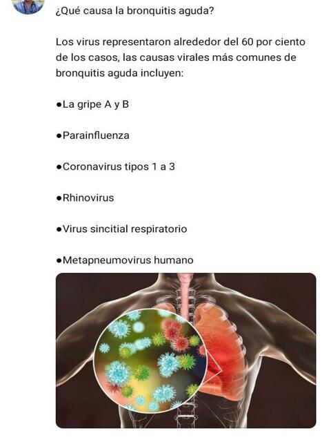 Causas De Bronquitis Aguda | Enfermero Isaias Rivas | uDocz