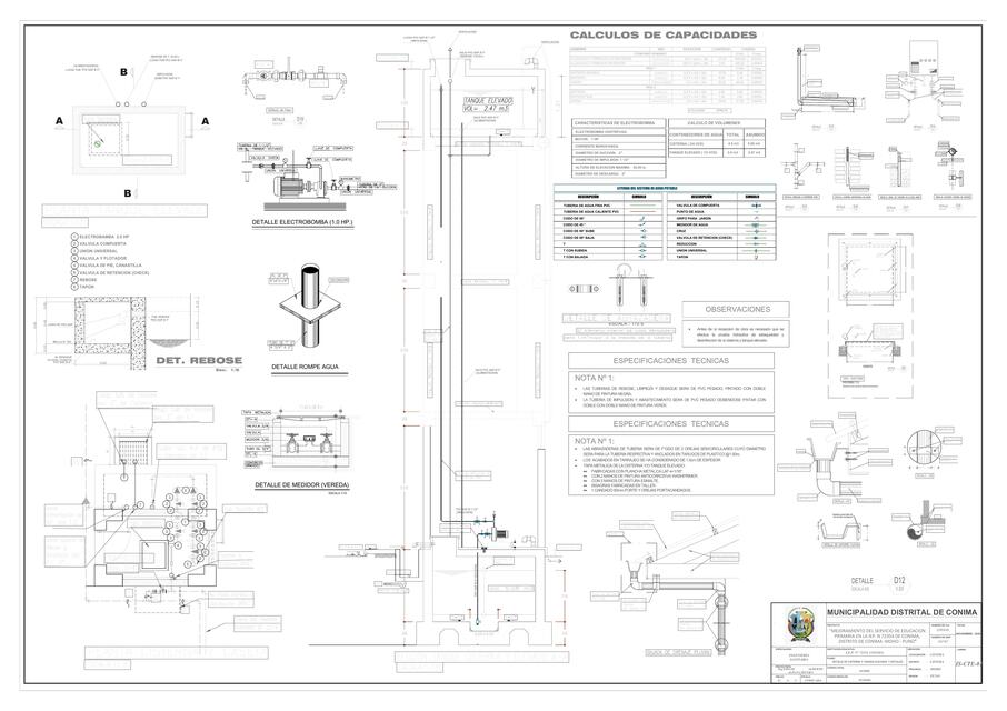 PLANO TCisterna Elevado - Según Cálculos | Civil Zone | uDocz
