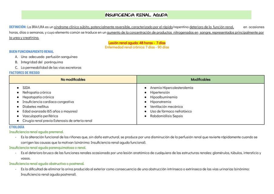 Lesión Renal Aguda | Nadia Millan | uDocz