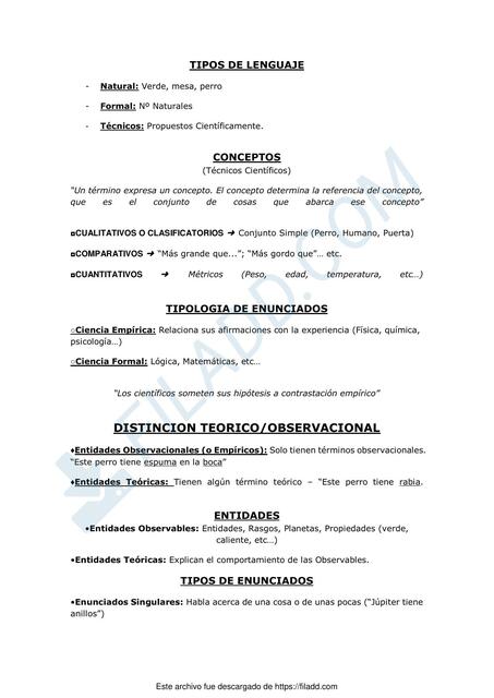 Flashcards de Tipos de Lenguaje | Por Andres Quispe | uDocz