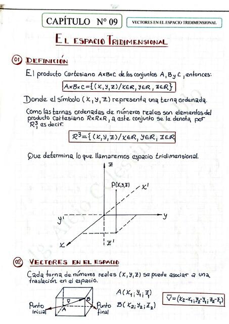 El espacio tridimensional | RACHEL DAYANARA FALCÓN RENTERA | uDocz