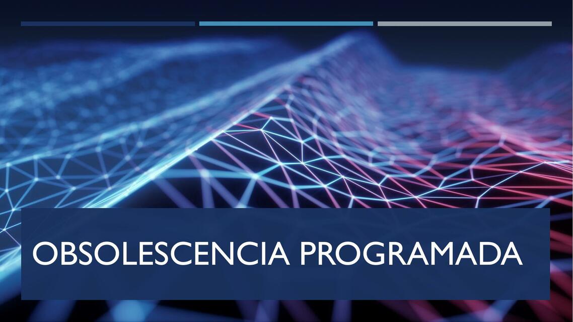 Obsolescencia Programada | Universitario Frustrado | uDocz