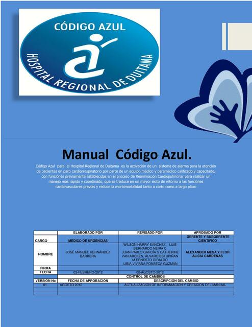 Código Azul | Nelly Preciado | uDocz