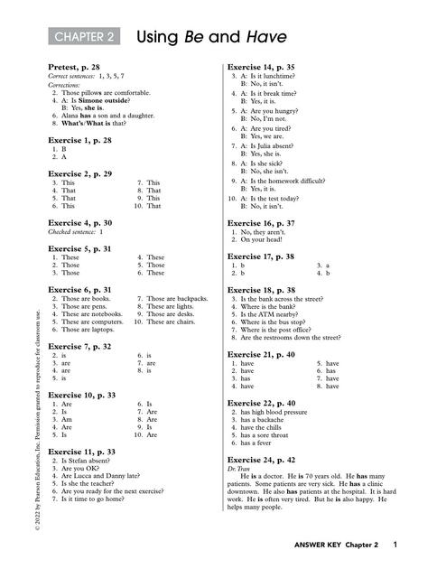 Using Be and Have | Dennis | uDocz