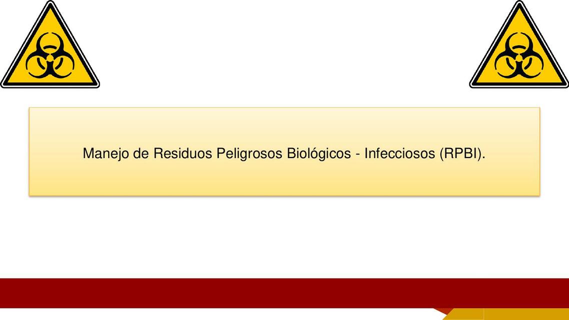 Manejo de RPBI | uDocz