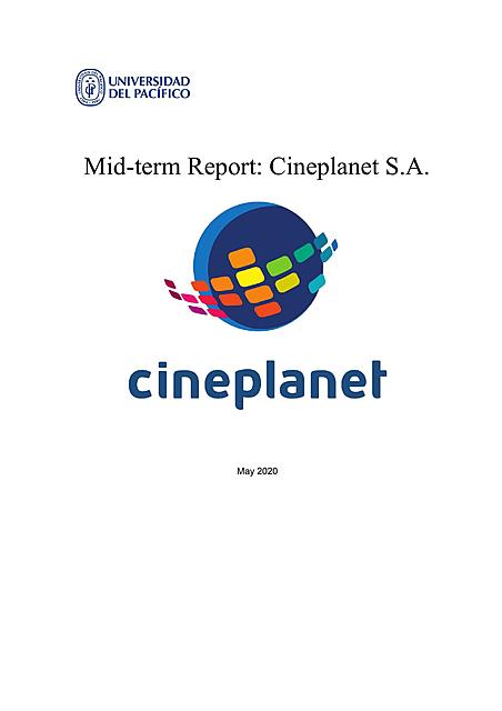 Strategy - Mid Term Report Cineplanet | Sergio Tinageros | uDocz