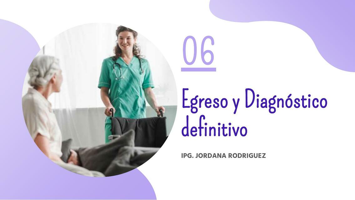 Egreso del Paciente | Jordana | uDocz