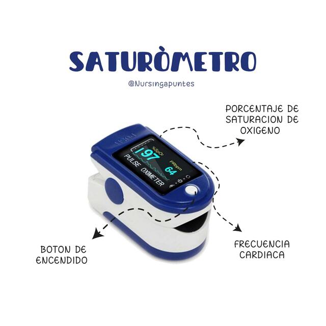 Partes del saturómetro | nursing apuntes | uDocz