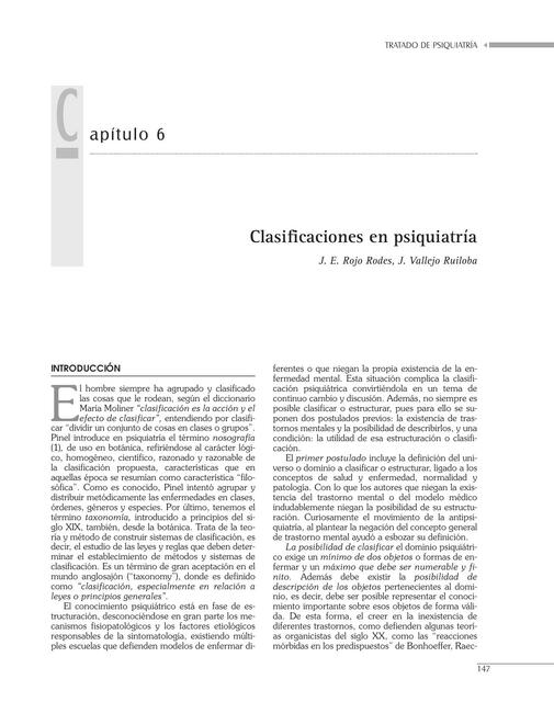 Clasificaciones en Psiquiatría | Maria Garduño | uDocz