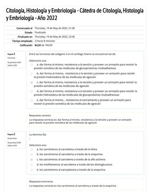 Autoevaluaci贸n 2 Tejido cartilaginoso 贸seo muscular | Daniela | uDocz Autoevaluaci贸n 2 Tejido cartilaginoso 贸seo muscular | Daniela | uDocz